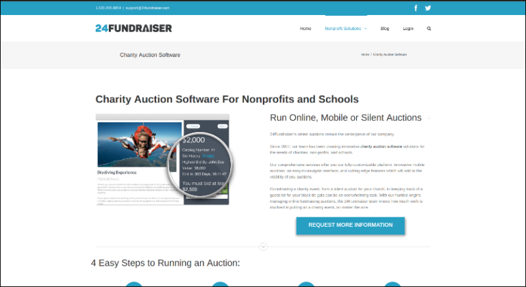 Online Silent Auction Software: 20+ Top Options to Consider | DonorSearch