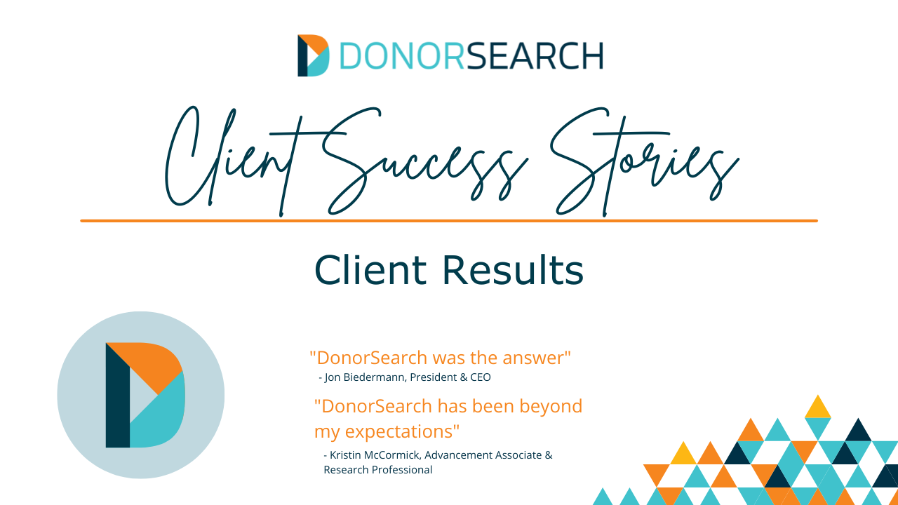 DonorSearch | Platform for Donor Prospect Research & Data