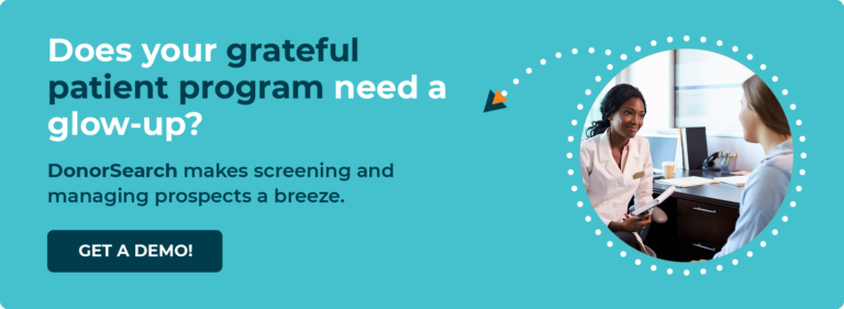 Grateful Patient Programs: 3 FAQs & How to Get Started | DonorSearch