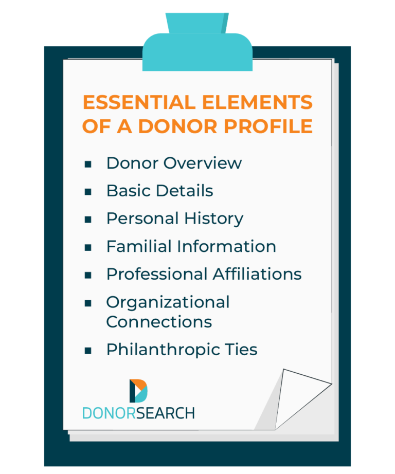 How to Create a Donor Profile: Ultimate Nonprofit Guide | DonorSearch