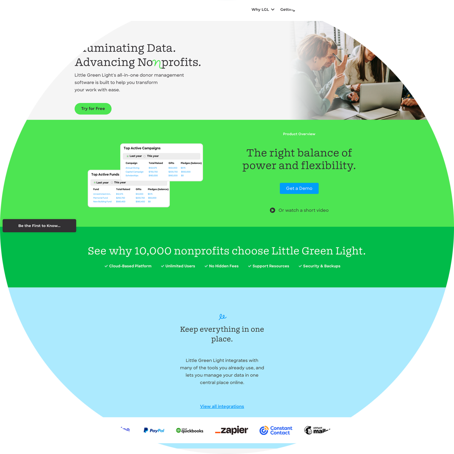 DonorSearch + Little Green Light Integration | DonorSearch